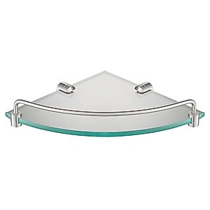 Kraus Elie Corner Bathroom Shelf, Brushed Nickel Finish, KEA-18846BN