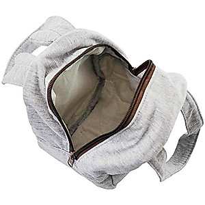 Skater My Neighbor Totoro Die Cut Lunch Bag with Zip Closure - Totoro Grey