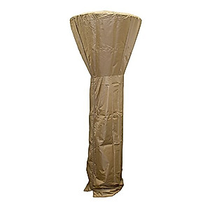 Hiland PRM-T HVD-CVR-ECON Heavy Duty Tall Patio Heater Cover, 87", Tan