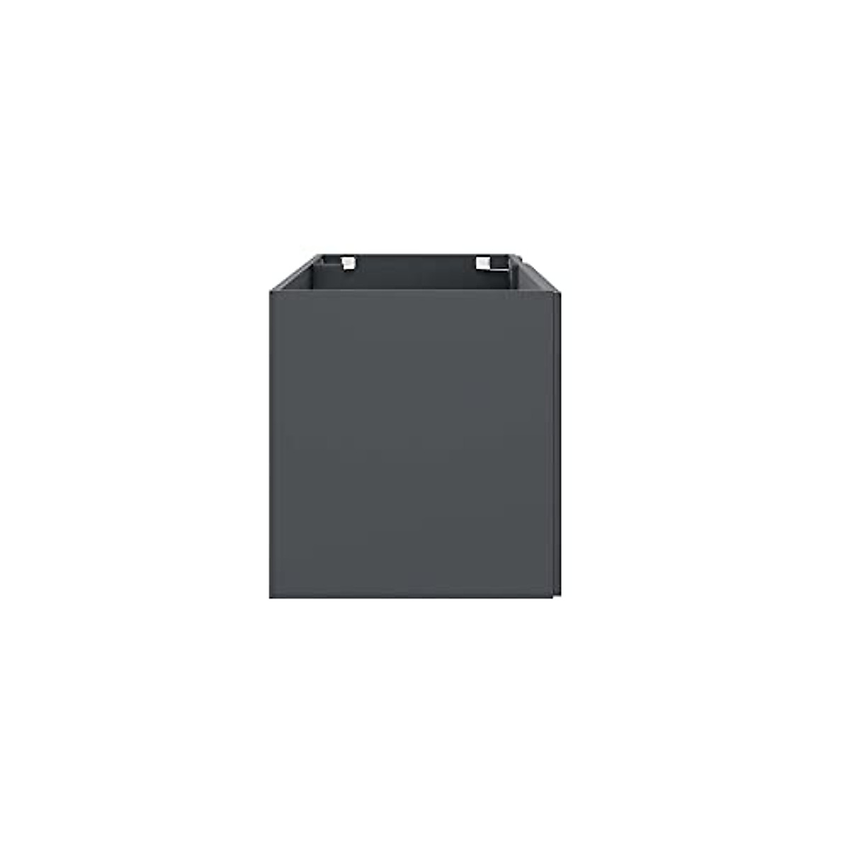 Modway Vitality 47" MDF and Particleboard Bathroom Vanity Cabinet in Gray