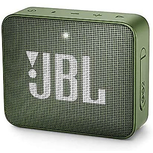 JBL GO 2 IPX7 Waterproof Ultra Portable Bluetooth Speaker Bundle with Deluxe CCI Hard-Shell Case (Green)