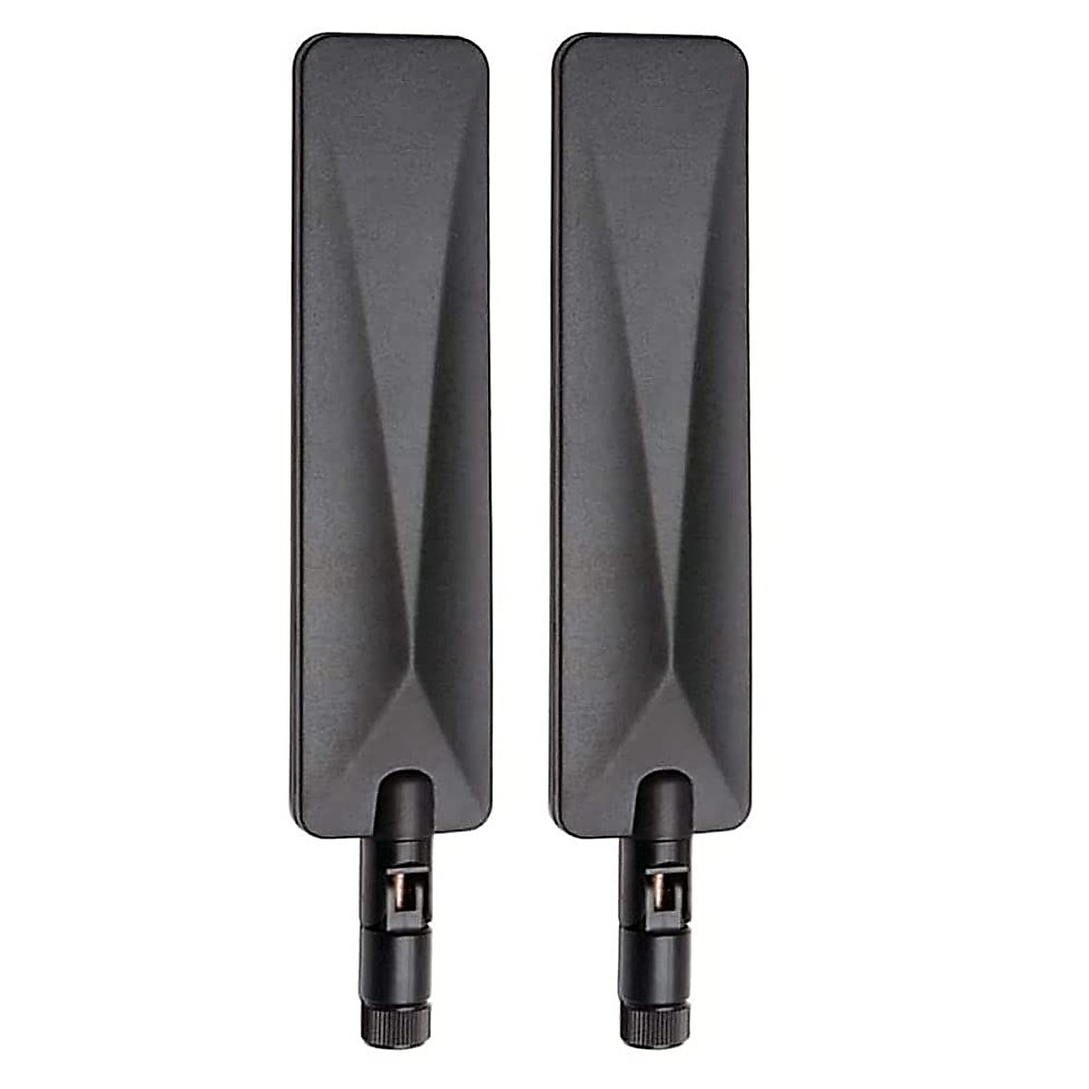 CORONIR 4G LTE Antenna 10dBi RP SMA Cellular Antenna Compatible with 4G LTE Wireless CPE Router Hotspot Cellular Gateway Industrial IoT Router Trail Wireless Camera Security - 2Pack