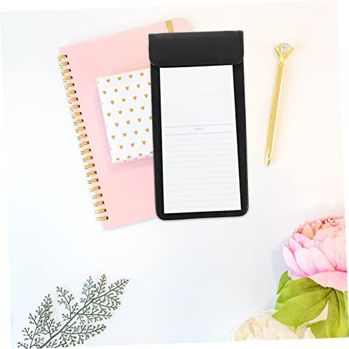 3pcs Bill Folder Decorative folders Nurse notepads Decorative Paper Clips Novelty clipboard Checks Mini Pocket clipboard Clip Boards Business Agent Writing Board exam Paper Base a6 Cabilock
