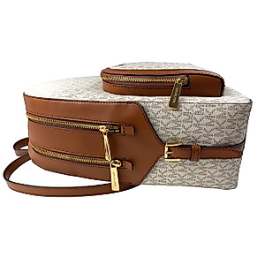 Michael Kors Jaycee Logo Backpack (Vanilla)