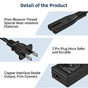PKPOWER AC Adapter Replacement for Acer LED ADS-25SG-19-3 Power Supply Charger Cord Mains Lead PSU