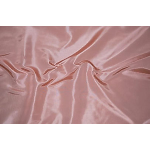 60" Wide Taffeta Drapery Apparel Fabric | Sold by The Yard (Blush Pink)