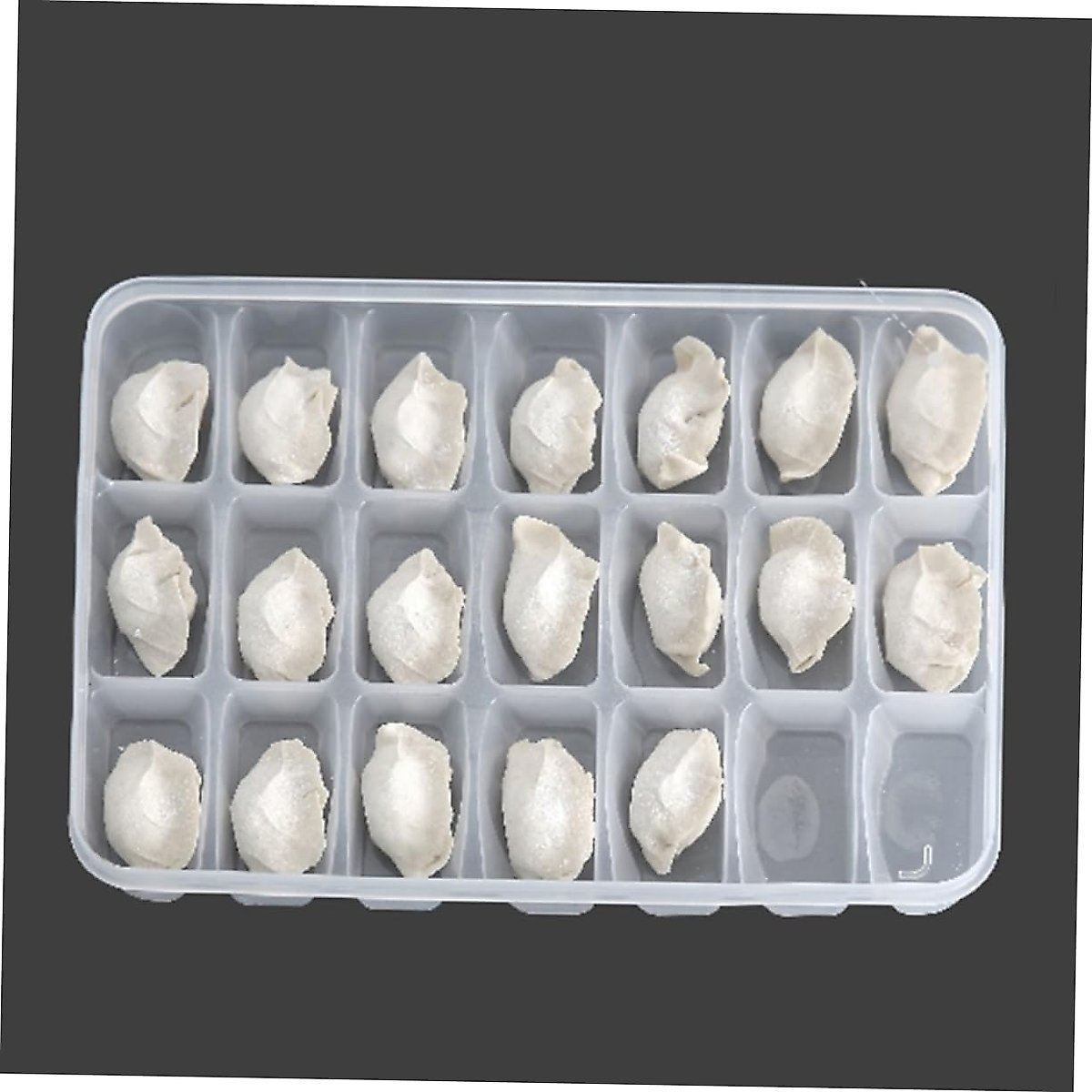 NAMOARLY 1pc Dumpling Container Food Container Dumpling Storing Divider Case Dumpling Organizer Dumpling Holder Fresh Keeper Produce Saver Containers Ice Cube Tray Ice Mold Tray