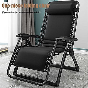 ABaippj Oversize Padded Zero Gravity Lounge Chair Wide Armrest Adjustable Recliner, Support 440 LBS