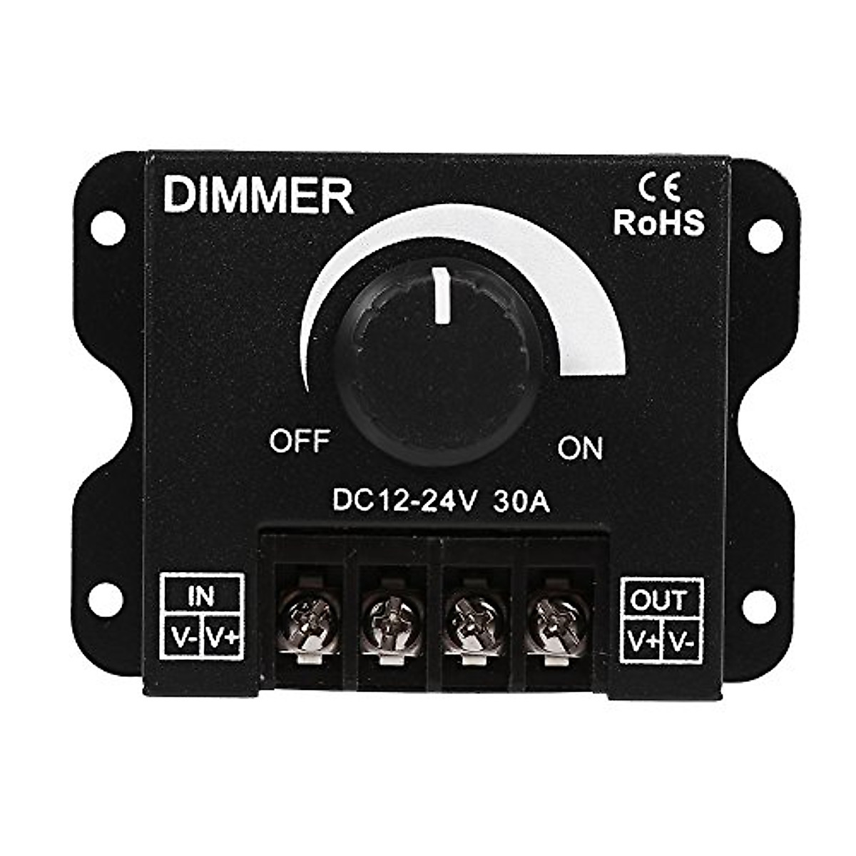Switch Controller, 12V-24V 30A Led Switch Dimmer Controller Manual Operation for Strip Light Single Color