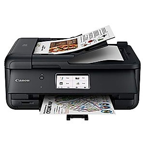 Canon TR8620a All-in-One Printer Home Office | Copier |Scanner| Fax |Auto Document Feeder | Photo and Document | Airprint (R) and Android, Black