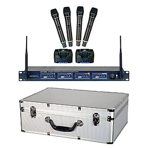 Vocopro UHF58059 Rec 4 Ch Wrls Mic System