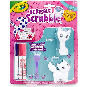 Crayola Scribble Scrubbie Pets, Cats, Kids Toys, Gift for Girls & Boys, Age 3, 4, 5, 6