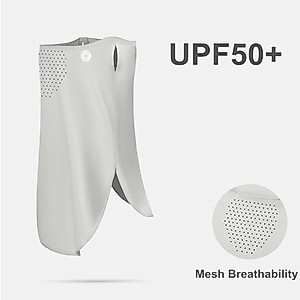 TOPORTY Women Sunscreen Mask Breathable Ice Silk Veil UV Protection Face Neck Cover for Summer Outdoor Sports