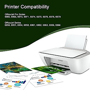 902XL Ink Cartridges for HP Printers Replacement for 902XL 902 XL Ink Use with OfficeJet Pro 6978 6968 6958 6970 Printers (902XL Ink Cartridges Combo Pack, 2 Black, Cyan, Magenta, Yellow)