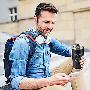 RAYKUL Gifts for Husband, Husband Birthday Gift ​Traver Tumbler Husband Gifts from Wife, Anniversary Birthday Gifts for Husband Tumbler 20 oz