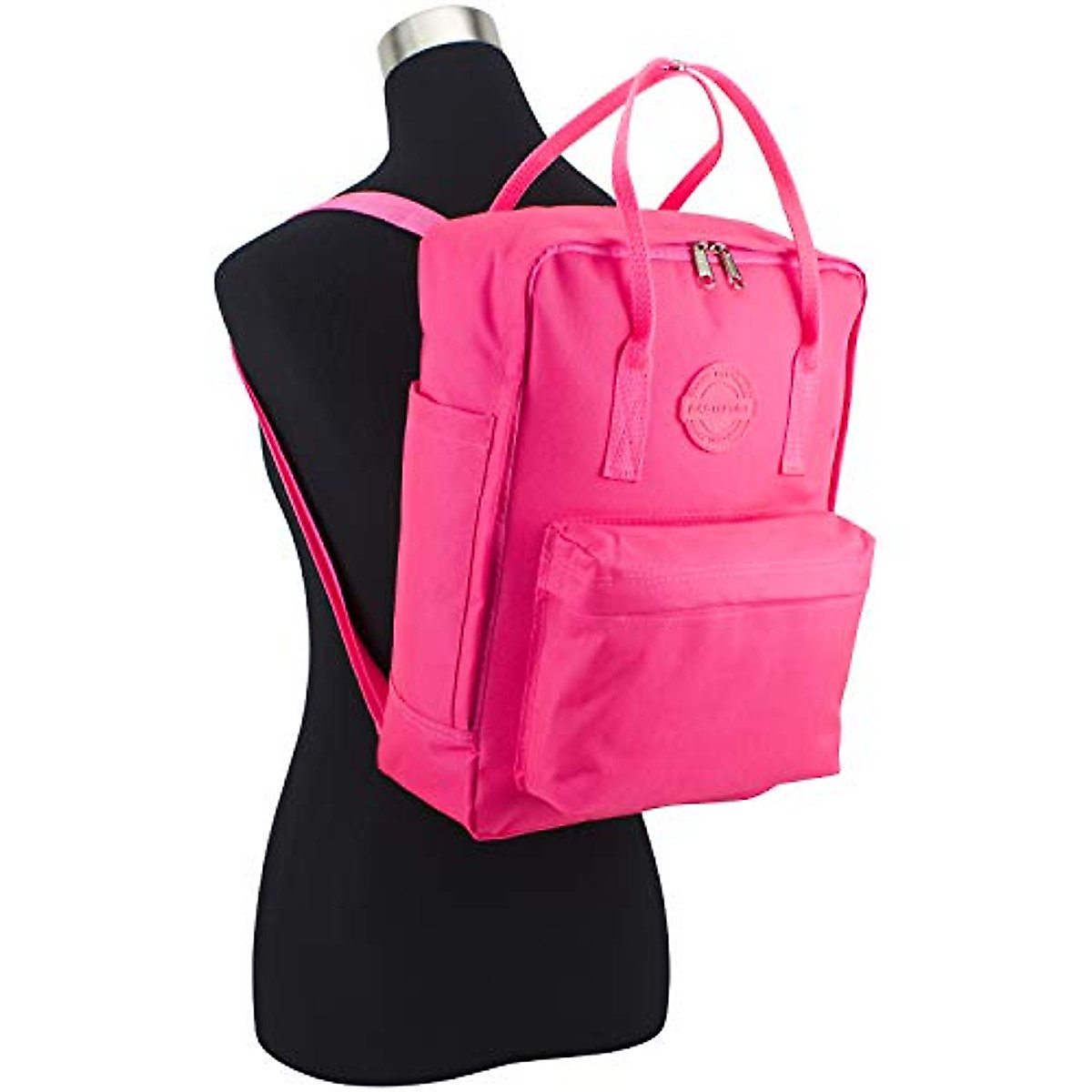 Eastsport Double Handle Convertible Mid Size Backpack/Tote - Sunset Pink