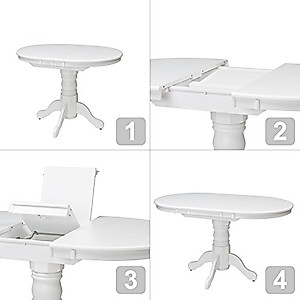 CorLiving Dillon Dining table, White