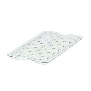 Rubbermaid Commercial Products Hot Food Drain Tray, 1/2 Size, Amber (FG127P00AMBR)