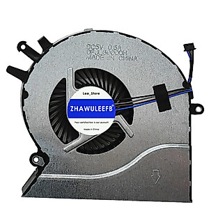 ZHAWULEEFB Replacement New CPU+GPU Cooling Fan for HP Omen 17.3" 17-an 17-an120nr 17-AN010CA 17-AN012DX 17-AN013TX TPN-Q195 Series 931576-001 931577-001 DC5V 0.5A Fan
