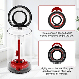 V11 Canister Dust Bin Replacement 970050-01 Compatible with dyson V11 V15 SV14 SV15 SV22 Vacuum Cleaner Canister Large Vacuum Bin Part no.965443-01 with HEPA Filter