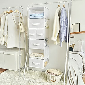 GRANNY SAYS Bundle of 1-Pack Closet Door Organizer & 3-Pack Storage Containers for Organizing