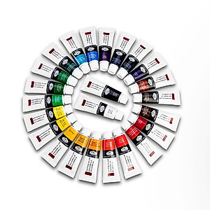 Royal & Langnickel WAT24 Watercolor Artist Tube Paint, 12ml, Pack of 24 colors