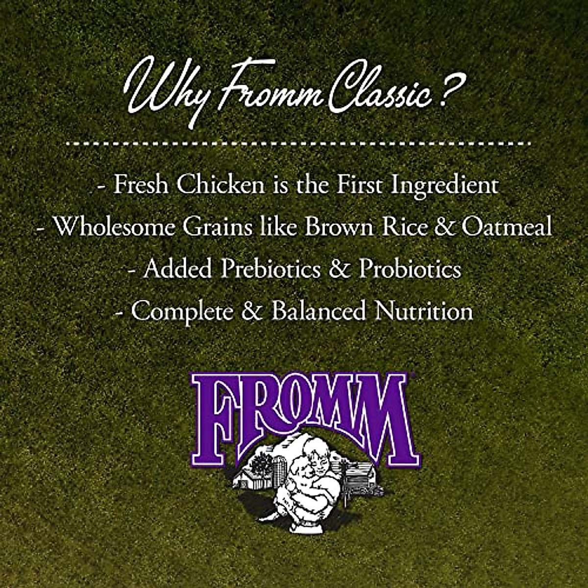 Fromm Classic Adult Dog Food - Premium Dry Dog Food for Large, Medium, & Small Breeds - Chicken Recipe - 30 lb