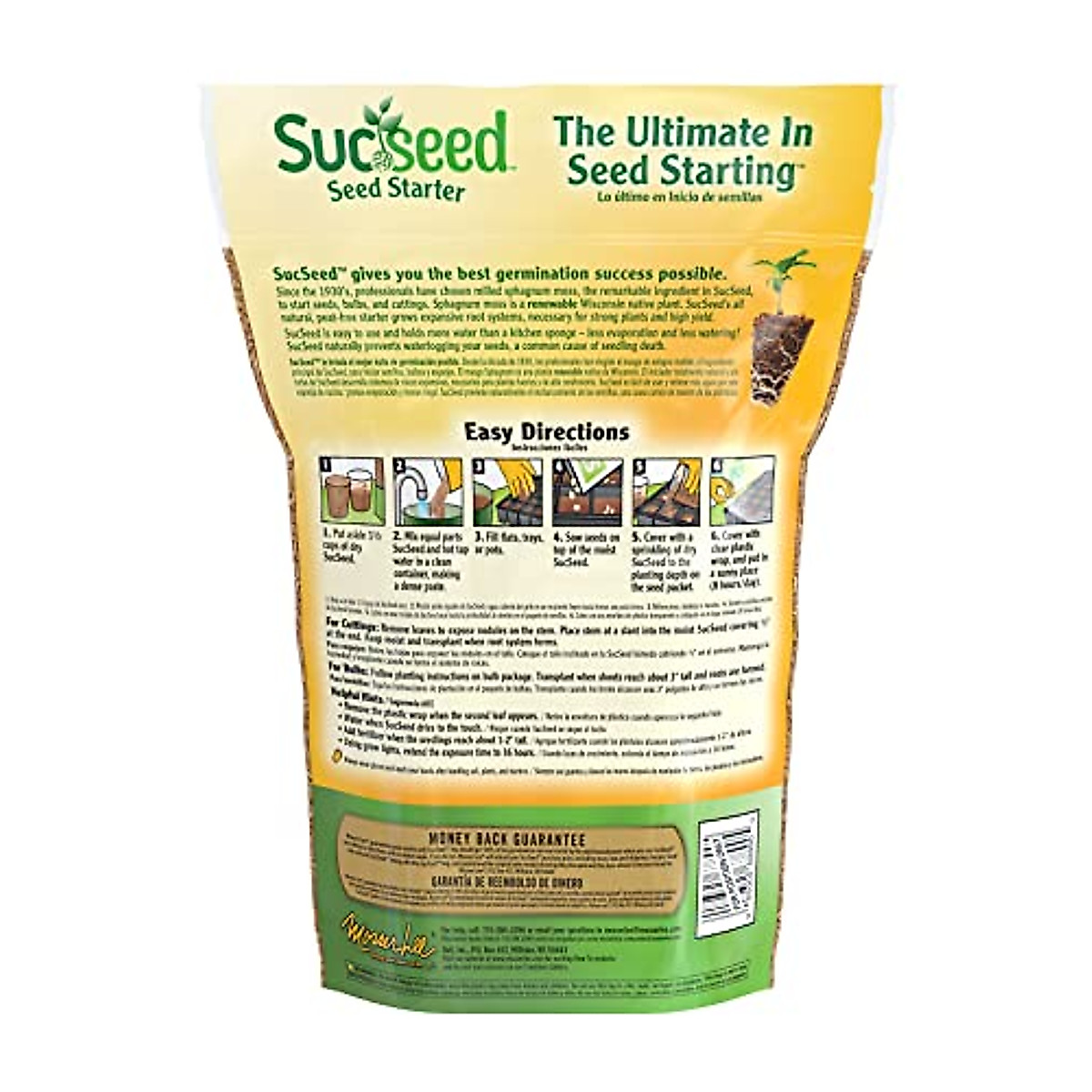 Mosser Lee ML0003 SucSeed Premium Seed Starter 244 cubic inch