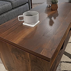 Sauder Harvey Park Lift-top Coffee Table, L: 42.953" x H: 18.976" x W: 19.134", Grand Walnut Finish