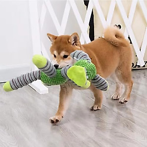 Large Dog Sound Squeaky Toys Animals Shape Pet Soft Plush Chew Molar Training Toy Puppy Bite Teeth Dental Toys