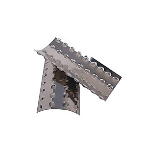 YIYIONCE 2-Burners BBQ LPG Gas Grill, Portable Outdoor Barbecue Grill with Oil Catch Tray, Tabletop Smokeless Barbecue Cooker, Stainless Steel Removable Grill or Outdoor, Kitchen or Home Use| US STOCK