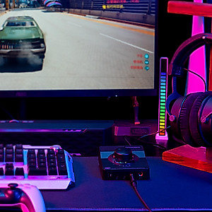 NEOHIPO H1 USB Gaming DAC Headphone Amplifier, Mini Hi-Fi Digital-to-Analog Amp, 3.5MM/6.35MM/Mic/EQ Opt/Coa/RCA Outputs with Treble & Bass Switch for PS5/PC/MAC/Computer