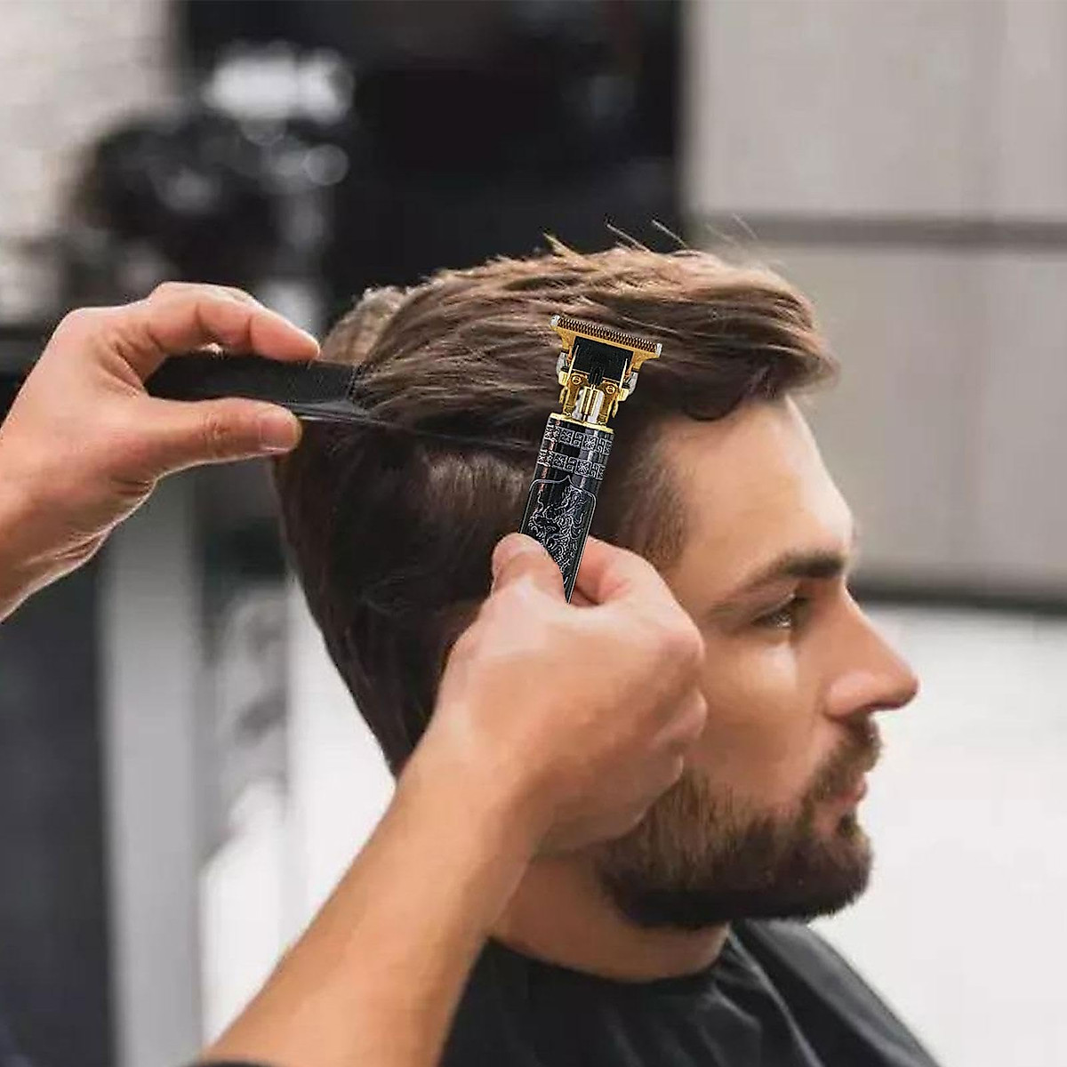 MCGOS Haircut Clippers, Portable Electric Barber Clippers, Cordless Hair Cut Machines, Rechargeable Hair Trimmer, Men Hair Clippers, Mens Grooming Kit, Lightweight Clippers, Beard Trimmer for Travel