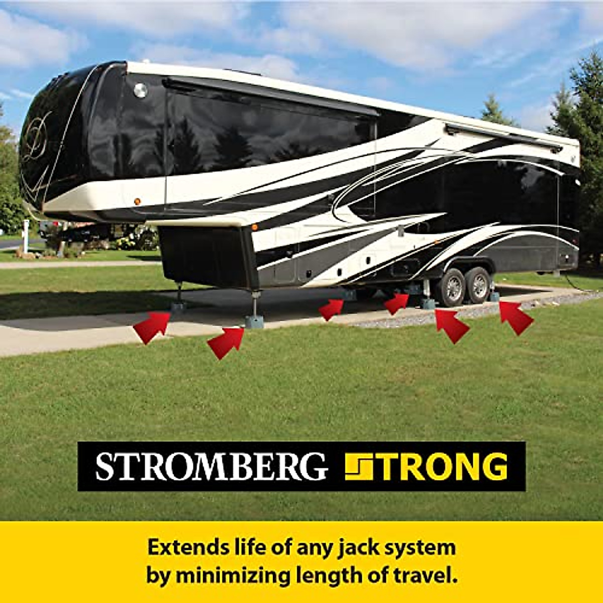 Stromberg Carlson 7" Blocks, 6000 lb Max Capacity/ea