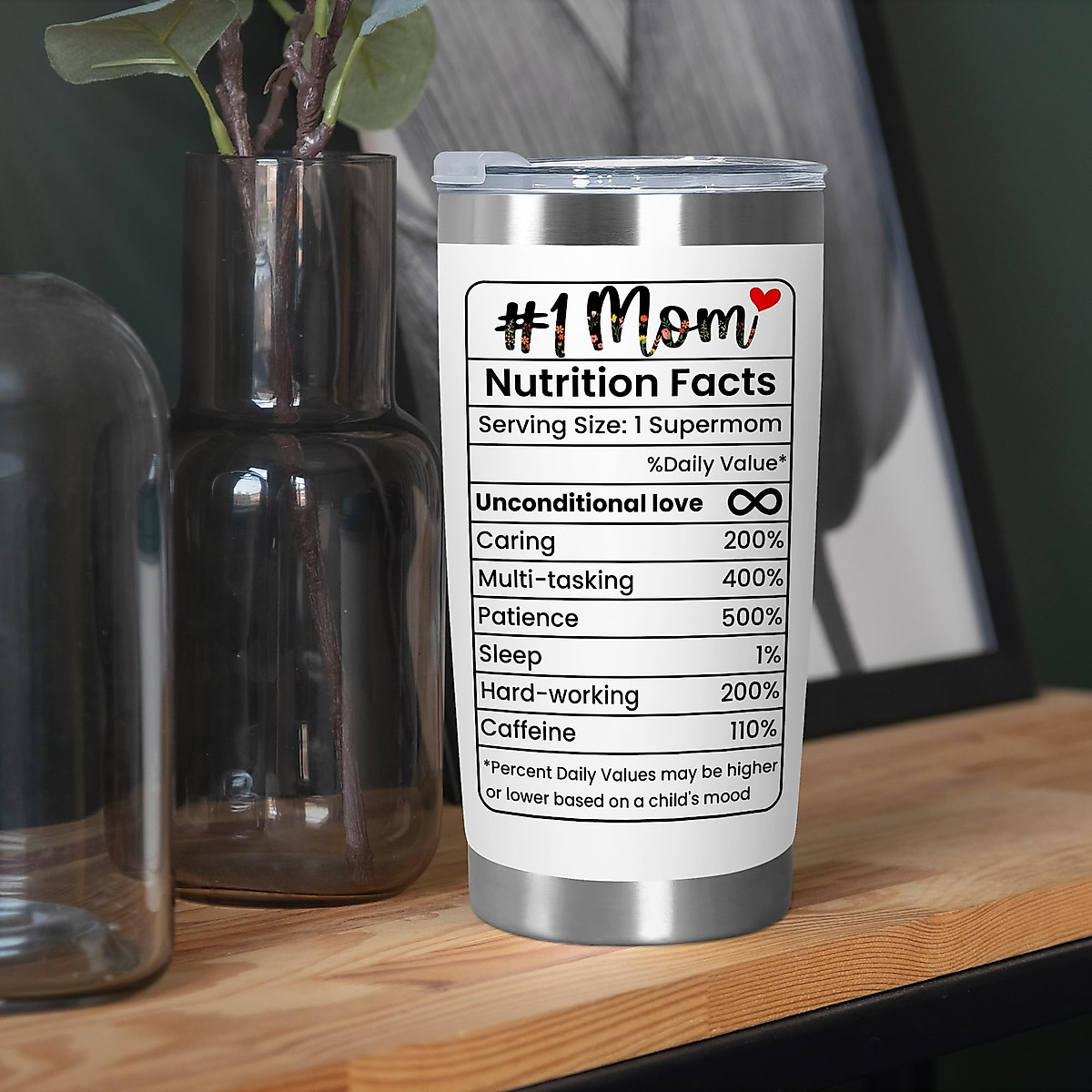 OASSIE Mothers Day Gifts for Mom from Daughter Son - 20 oz Stainless Steel Insulated Coffee Tumbler With Lid - Mother's Day Birthday Gifts for Women Mama Mother-In-Law, Presents for Mom Stepmom