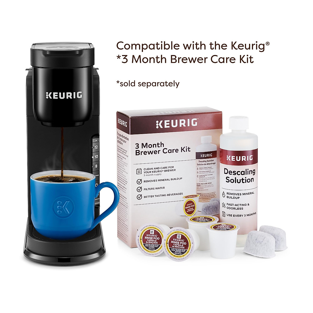 Keurig K-Express Coffee Maker, Single Serve K-Cup Pod Coffee Brewer, Black