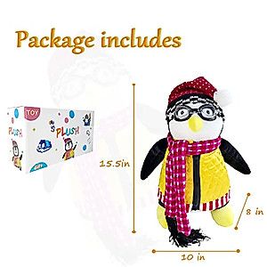 YCZTXSJT Penguin Hugsy Stuffed Plush， TV Penguin Joey's Friends HUGSY Plush Penguin Rachel Stuffed Doll Toy for Kids Birthday Gift