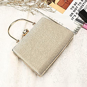 UBORSE Women Clutch Bag Small Crystal Bag Elegant Clutch Evening Purse for Wedding Cocktail Party