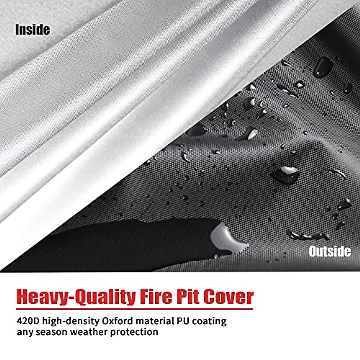 Youlvy Outdoor Trash Can Cover for Suncast 33 Gallon Hideaway Resin Trash Can,Outside Waterproof Trash Can Cover - 17 x 16.5 x 32 Inch