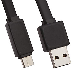 Quick Power Flat USB-C Cable Works for Microsoft Surface Duo 2 with USB 3.0 Gigabyte Speeds and Quick Charge Compatible! (Black 3.3ft1M)