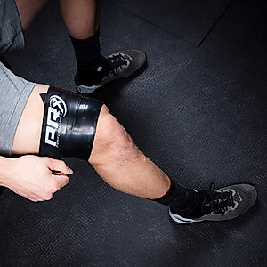 PRx Performance Muscle Compression Floss Band - Recovery & Mobility Enhancement, Gym Ready Compression Band, Improved Circulation, Reduced Soreness, Enhanced Stretching, Knee Tack & Floss Strap - 1mm