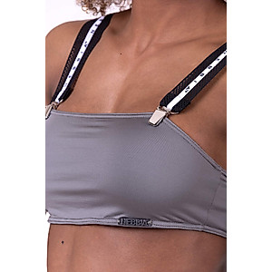 NEBBIA Bikini top Bandeau with Removable Suspenders 672