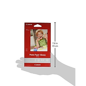 CanonInk Glossy Photo Paper 4"x 6" 100 Sheets (1433C001)