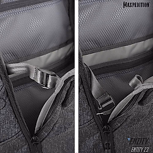Maxpedition Entity 23 CCW-Enabled Laptop Backpack 23L (Charcoal)