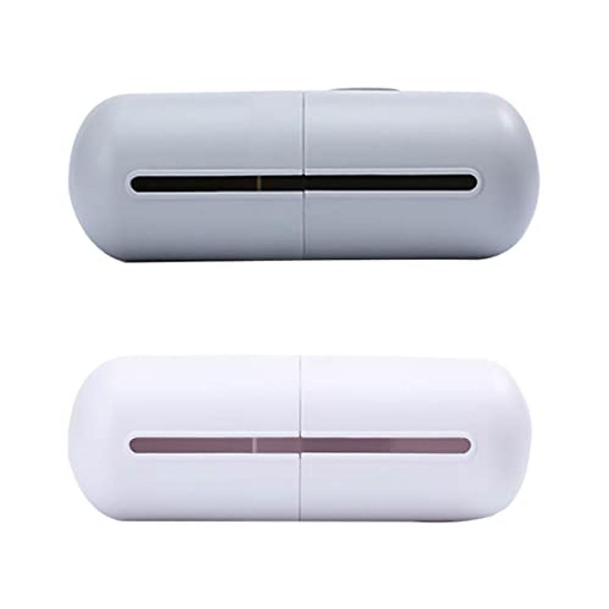 4 pcs Wall-Mounted Trash Bag Container Shape Trash Bag Garbage Bag Storage Box for Bathroom Kitchen (White + Grey)