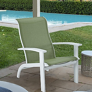 VICLLAX 2 Pieces Adirondack Chairs Outdoor Furniture Patio Chairs for Beach, Pool, and Fire Pit Seating, Green