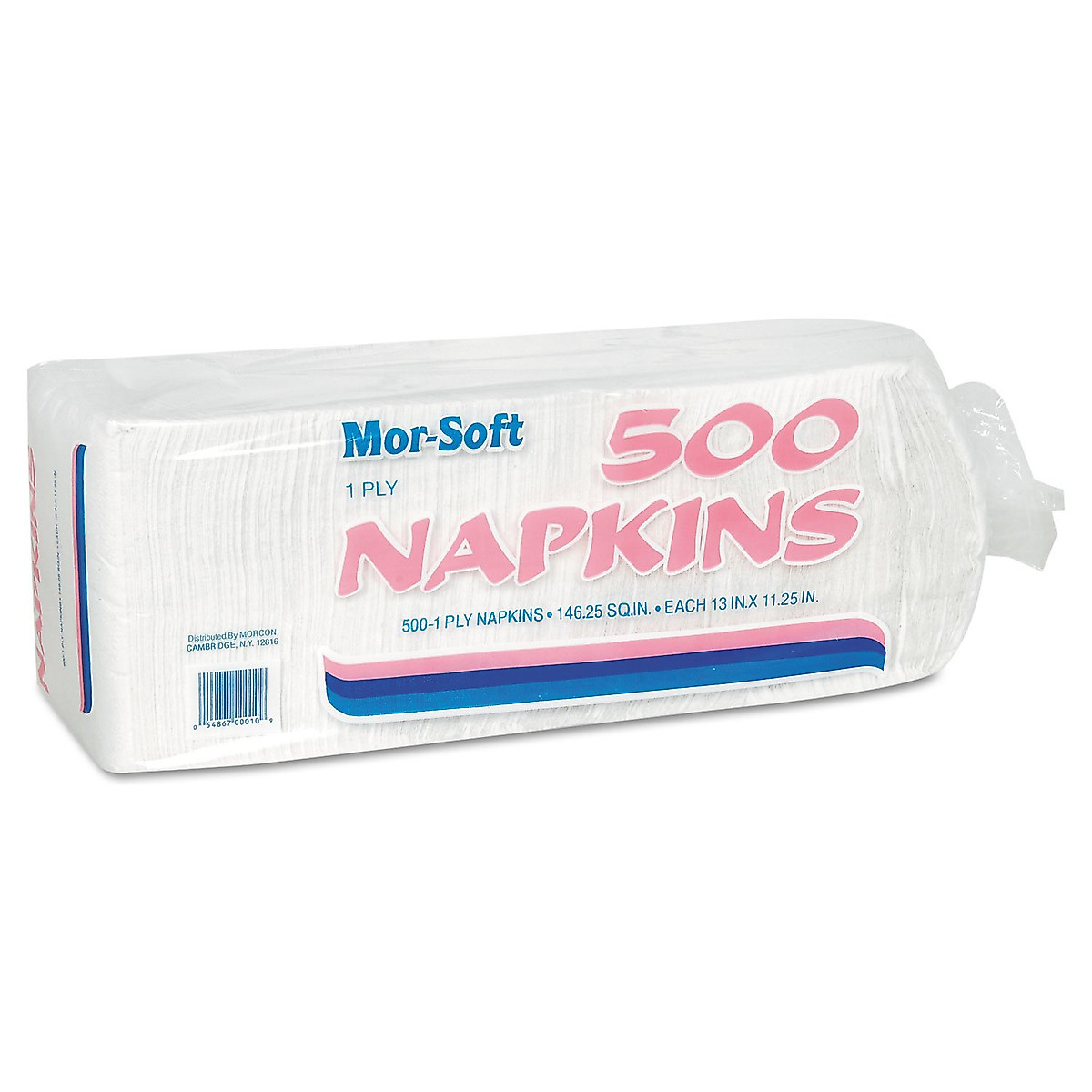 Morcon 1250 Lunch Napkin, 11-Inch x 13-Inch , White, 6000/Carton