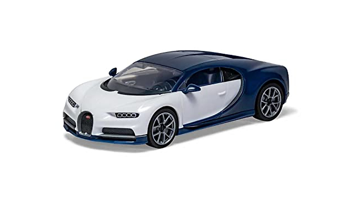 Build the Airfix Bugatti Chiron Model Kit in Blue