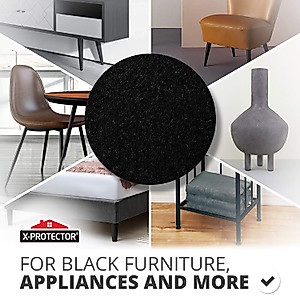 Felt Furniture Pads X-PROTECTOR 10 PCS - Premium 8” x 6” x 1/5” Heavy Duty Black Felt Sheets! Cut Large Furniture Pads to The Size You Need - The Best Felt Floor Protectors for Any Hard Floor!