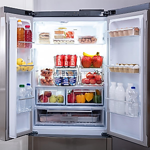 Simple Houseware 2 Tier Basket Drawer Cabinet Pull-Out Organizer, Clear